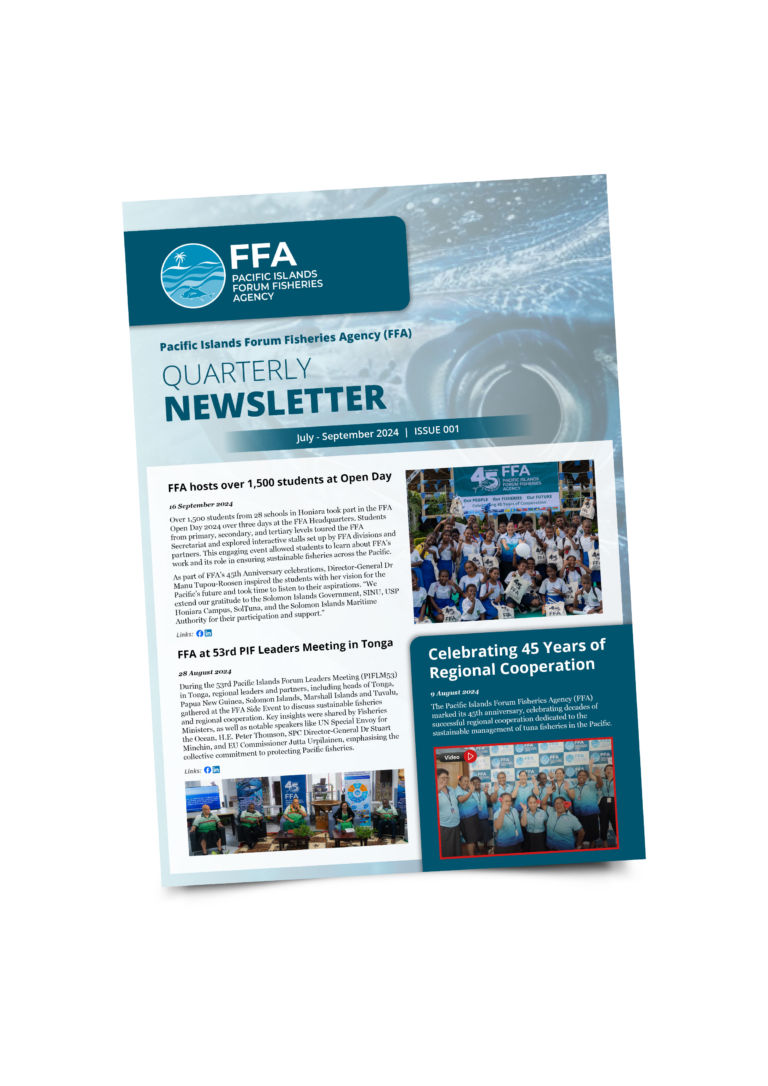 FFA Quarterly Newsletter: ISSUE 01, July - September 2024 - Pacific ...